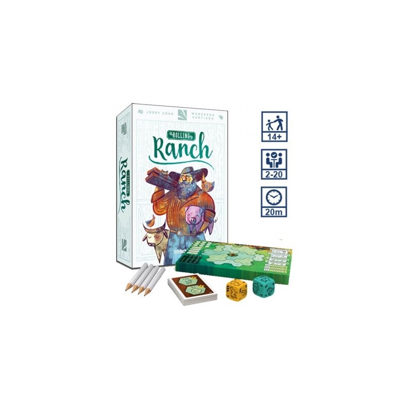 Rolling Ranch - Jeu de société - kubekings.fr