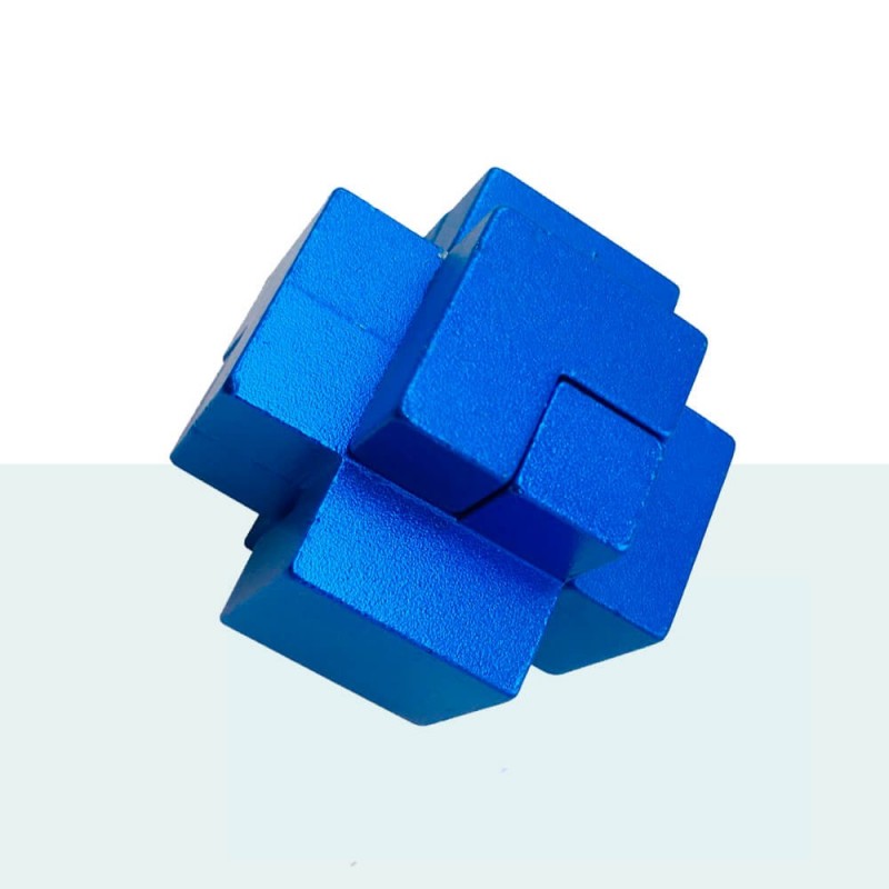Fortress Metal Puzzle (Blue) - Puzzles - kubekings.fr