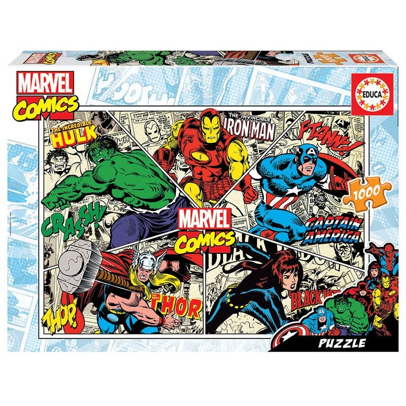 Puzzle Educa Marvel Comics 1000 Pieces - kubekings.fr