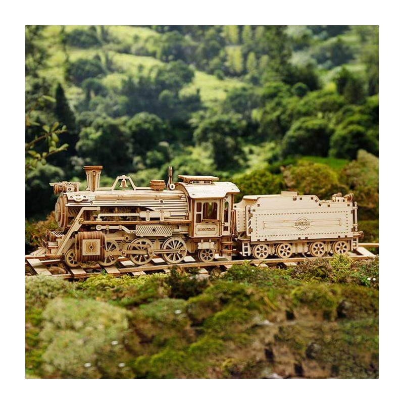 Robotime Prime Steam Express DIY - kubekings.fr