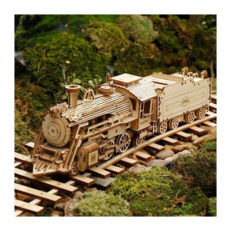 Robotime Prime Steam Express DIY - kubekings.fr