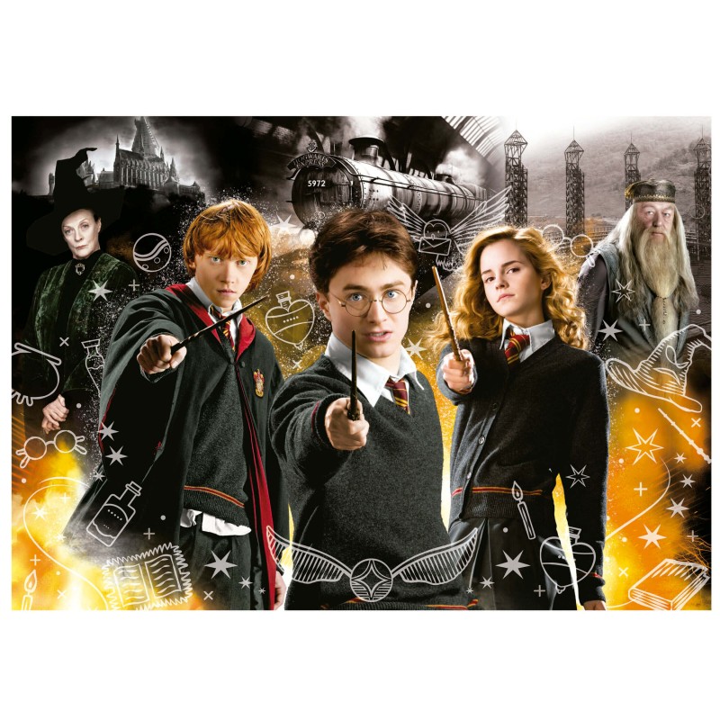 Tritt ein in die magische Neonwelt von Hogwarts
