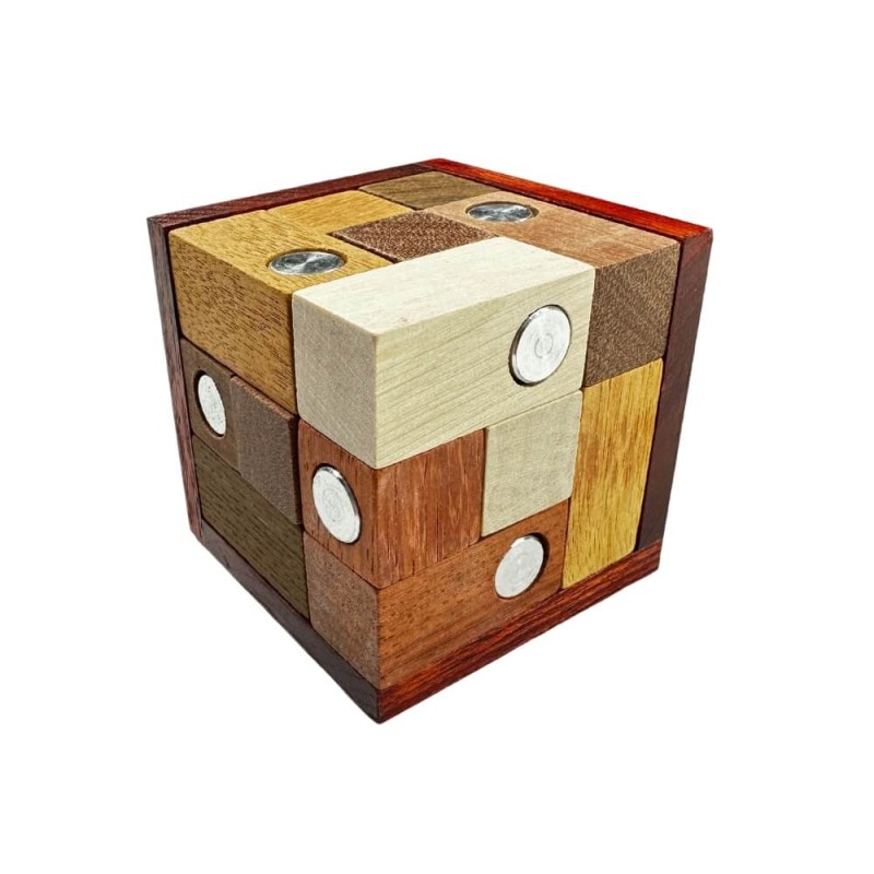 Metallwürfel: Herausforderndes 3D-Puzzle von Jean-Claude Constantin