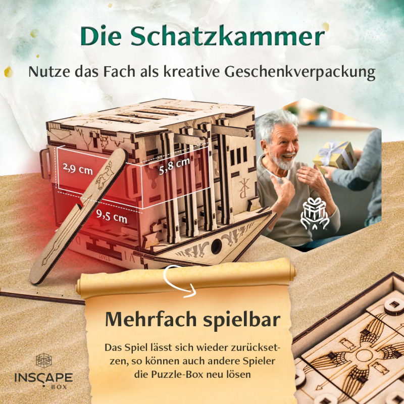 🏛️ Caesar's Riches Puzzle Box: Altes Rom Herausforderung