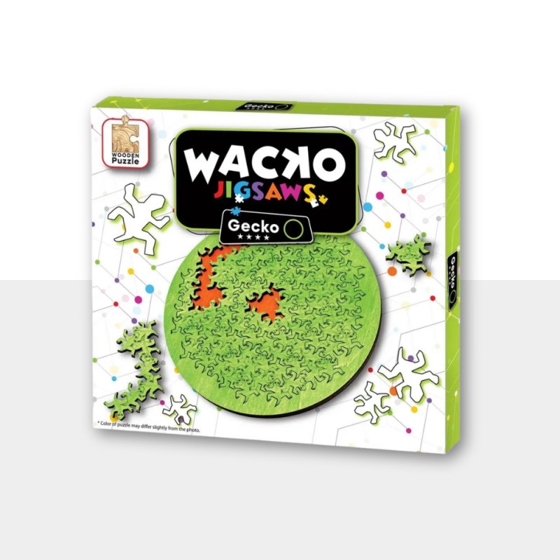 Wacko Jigsaws Gecko 🧩 - Holzpuzzle Extreme