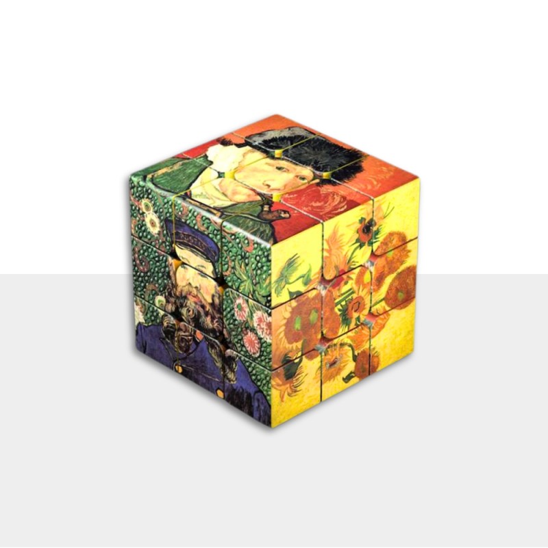 Van Gogh Cube 3x3 - Der Rubik's Cube mit den ikonischen Werken Van Goghs 🎨