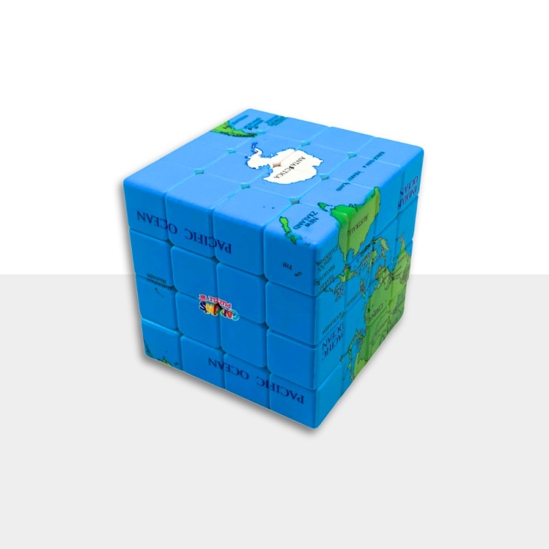 Cube 4x4 Physikalische Karte der Erde - Herausforderung und Geographie ...