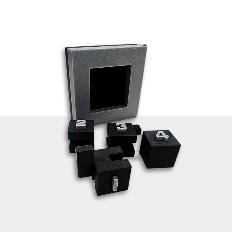 Zahlenblock Puzzle - Mittleres Niveau Schiebepuzzle 🧠