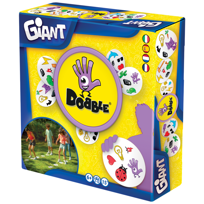 Dobble Giant - XXL Spaß mit riesigen Karten für die ganze Familie!